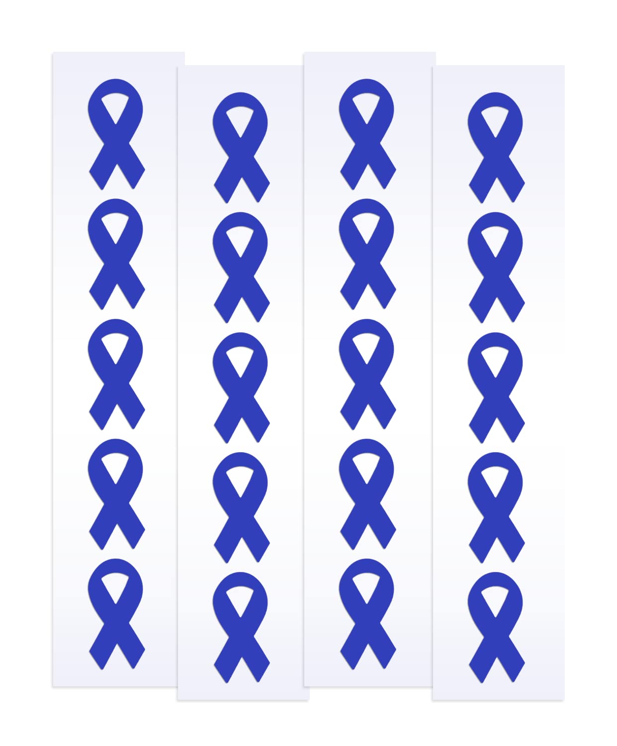 Amazon.com: Blue Ribbon Stickers | 30 Pack | Support The Cause with a ...