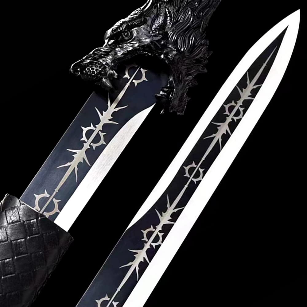 Wolf Head Sword Alpha Wolf Medieval Sword