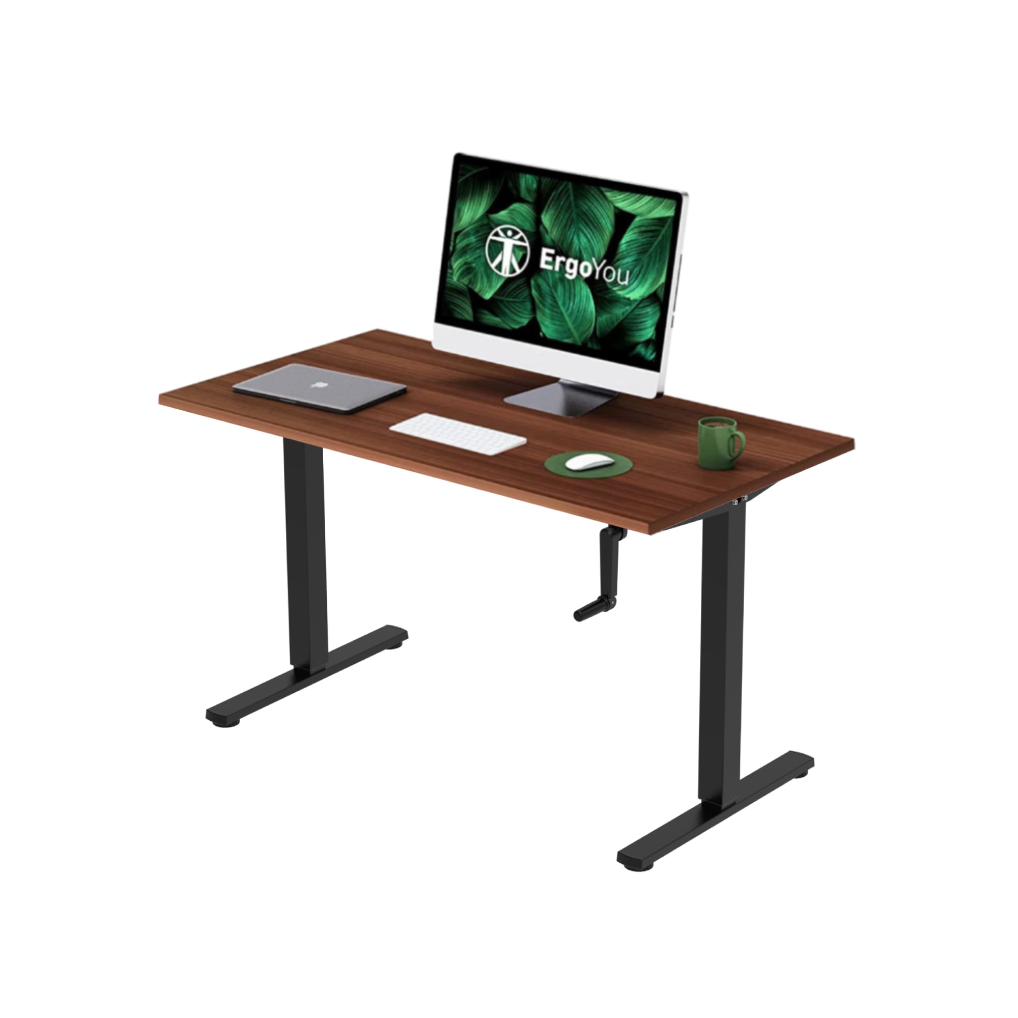 ErgoYou - Manual Height Adjustable Standing Table - 2 Stage - 60 Kgs ...