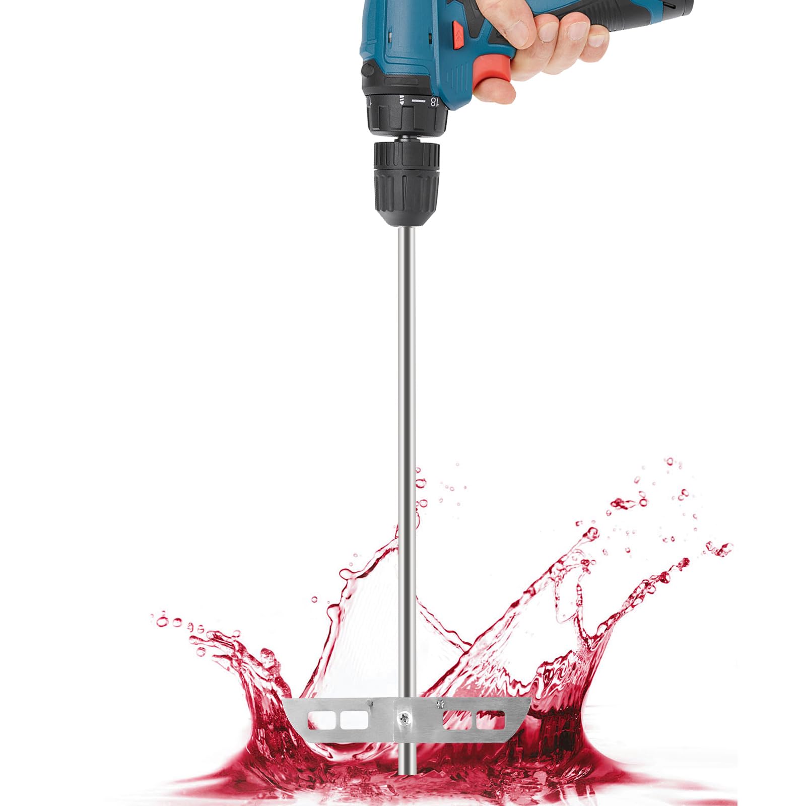 Amazon.com: 18” Stainless Steel Wine Degasser for Drill, Whip Degassing ...