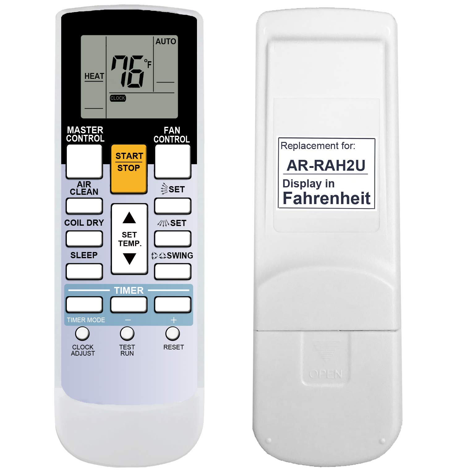Amazon.com: Replacement for Friedrich Air Conditioner Remote Control ...