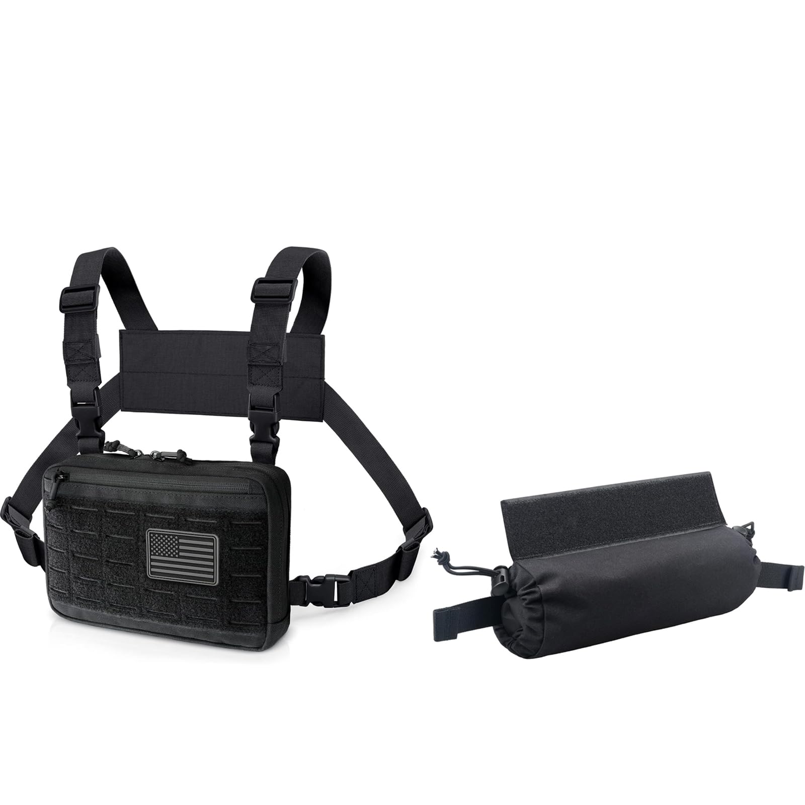 Amazon.com : WYNEX Tactical Chest Rig Bag of Laser Cut Design, Tactical ...