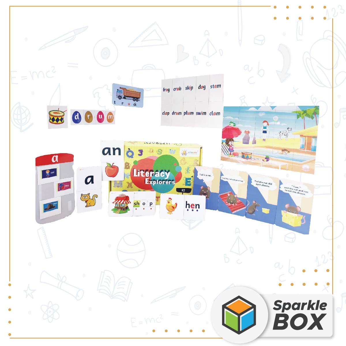 Buy Sparklebox Early Learning Preschool Kit For Kids (Grade K2) II ...