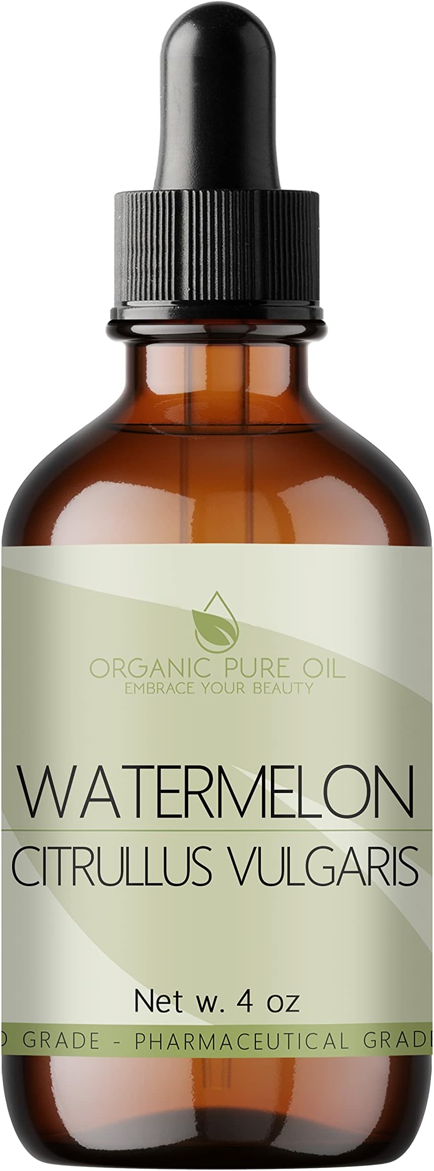 Amazon.com : organic pure oil OPO Watermelon Seed Oil - 4 oz Glass ...