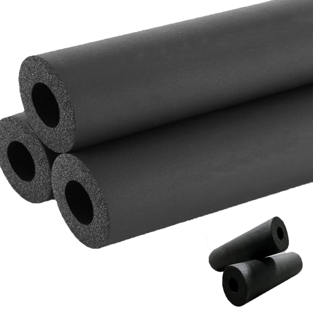 Pipe Insulation Lagging 70.8" Length Foam Tube Hose ID 3/4" 1" 1-1/4" 1 ...
