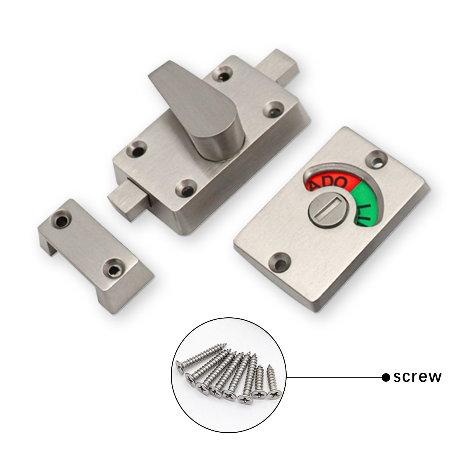 Latch Lock Door Lock With Indicator Latch Indicating Lock Stainless ...