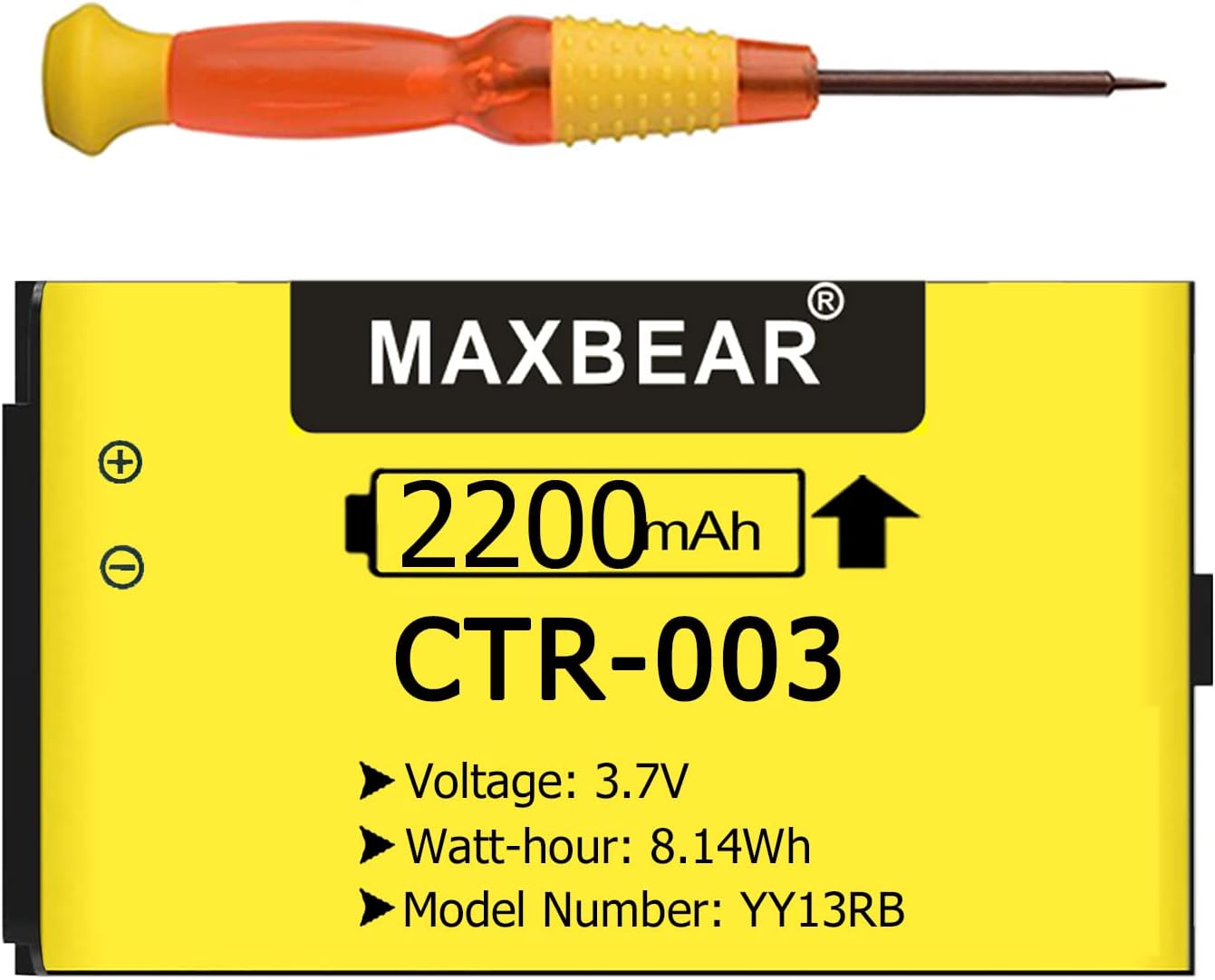 Amazon.com: MAXBEAR CTR-003 Battery, (Upgraded) 2200mAh Li-ion New 0 ...
