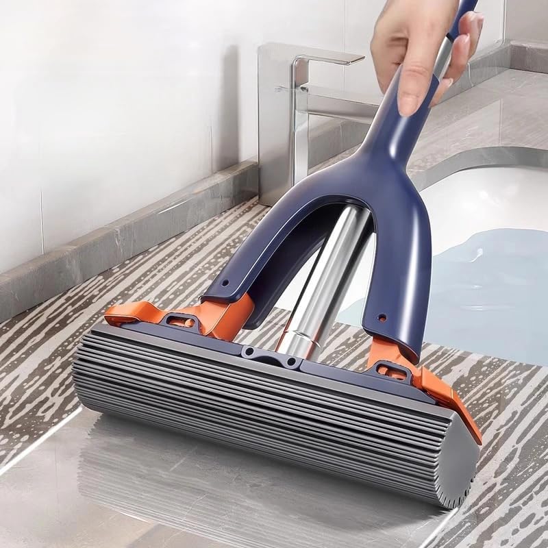 Amazon.com: XASMA Portable Self-Squeeze Short Mop, Mini Lazy Hand Wash ...