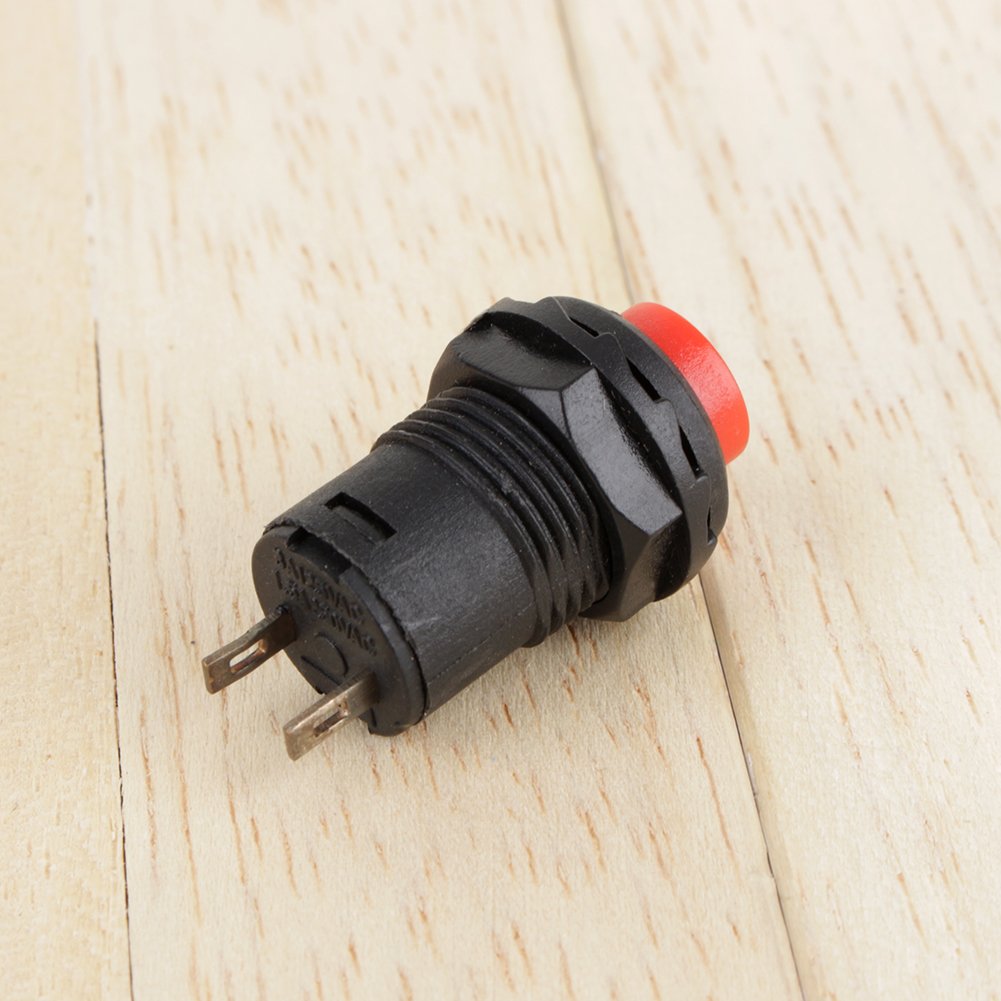 12mm Momentary Push Button Toggle Switch- Car OFF/ON Push Button Round ...