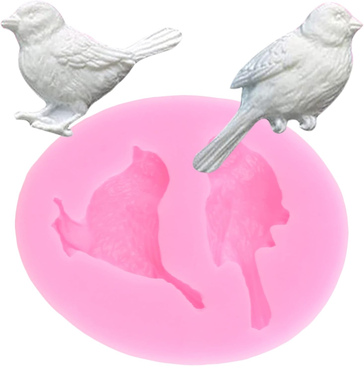 Amazon.com: XMOLDNMS Birds Silicone Molds Bird Fondant Mold For Cake ...
