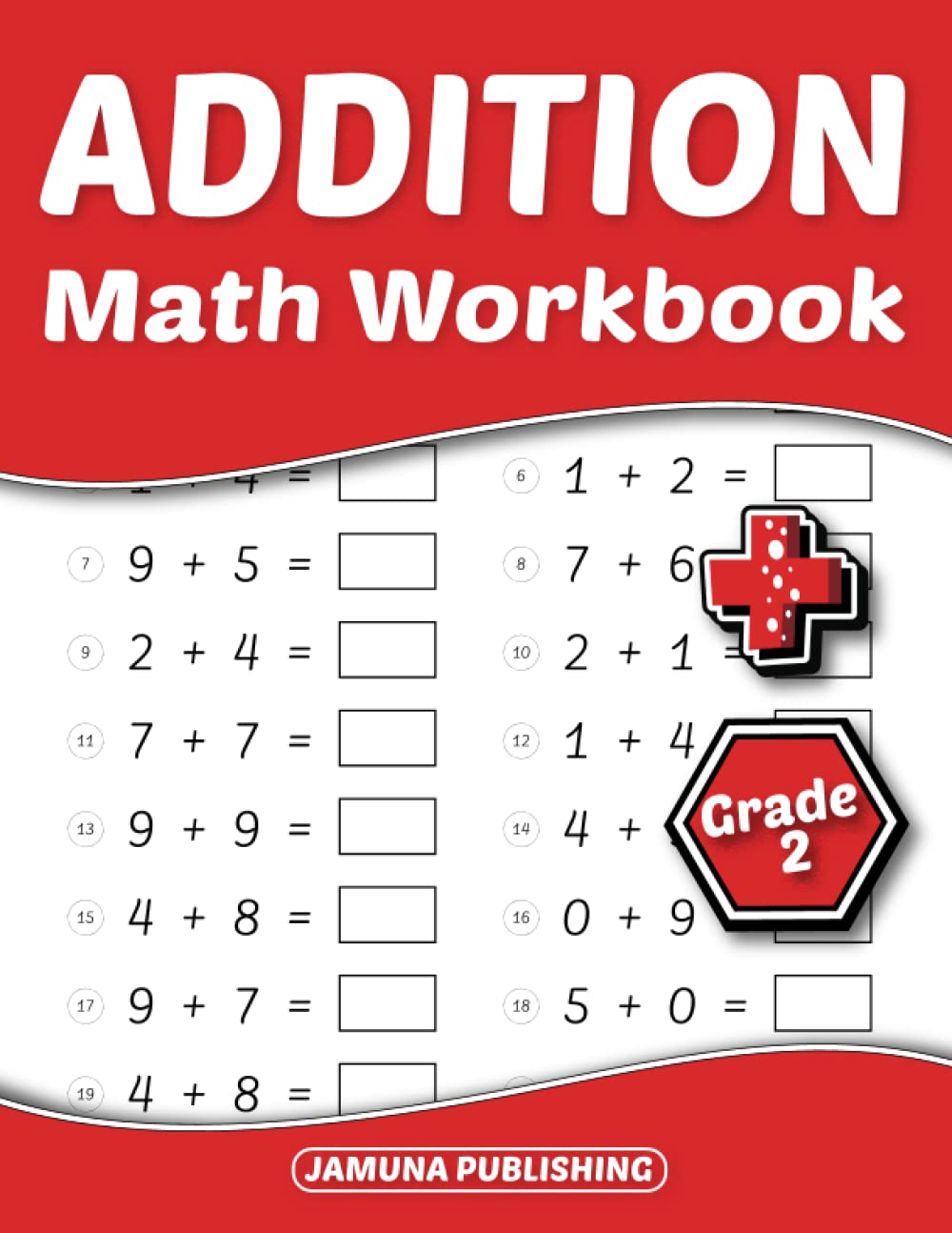 Addition Math Workbook Grade 2: 2nd-Grade Math Practice Worksheet for ...
