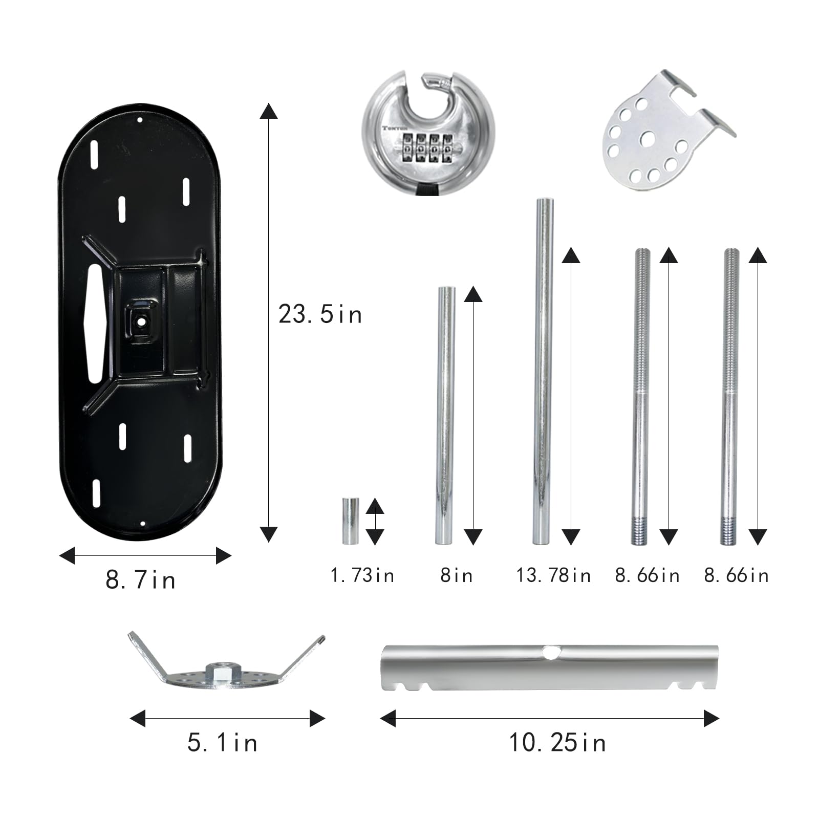 Snapklik.com : RVPNR RV Dual Propane Tank Mounting Rack