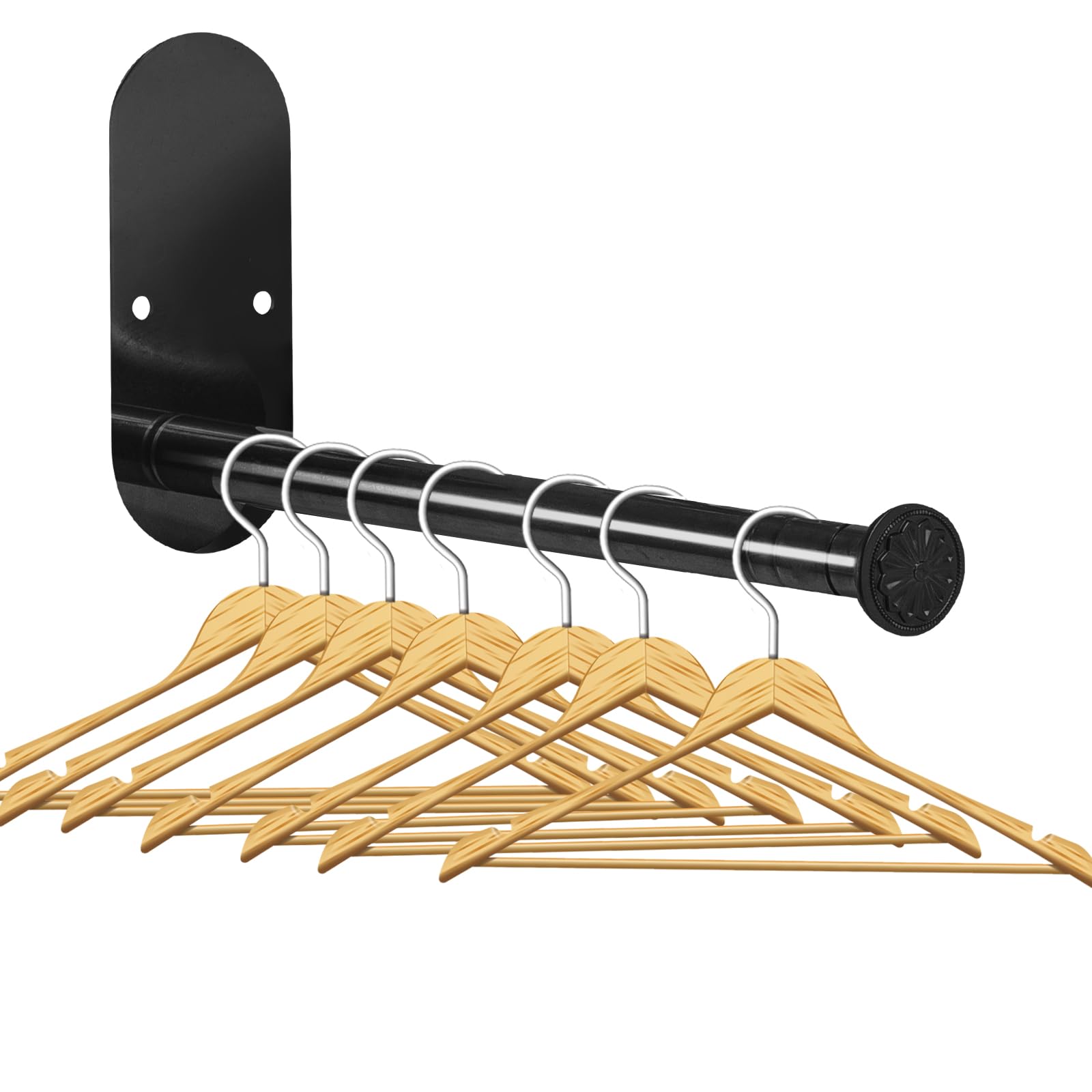 Amazon.com: 2-Section Stainless Steel Clothes Hanger Storage ...