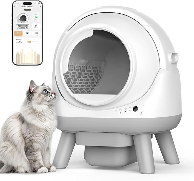 Self Cleaning Litter Box For Multiple Cats G1 Automatic Cat ...