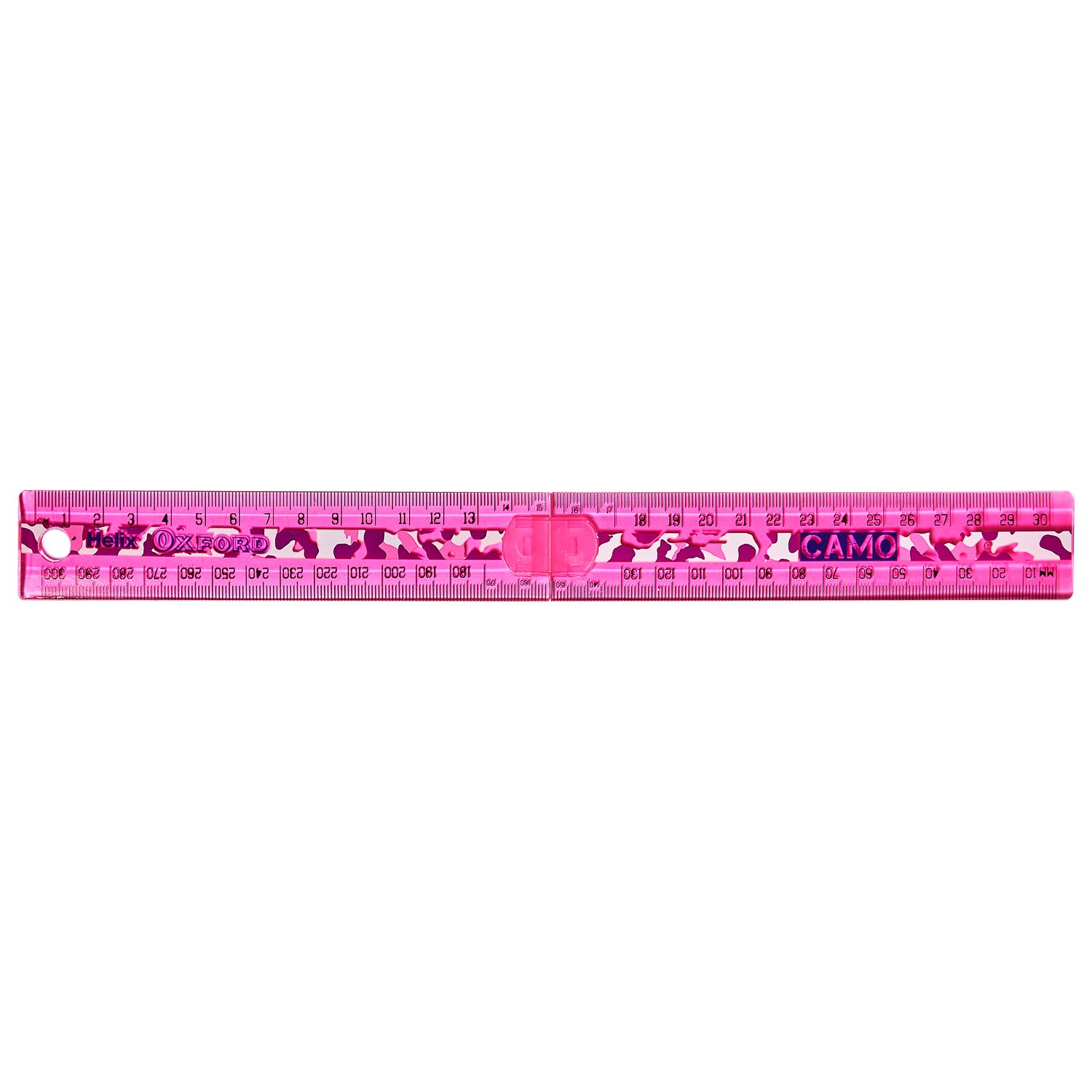 Helix Oxford Camo Folding 30cm Ruler - Pink : Amazon.co.uk: Stationery ...