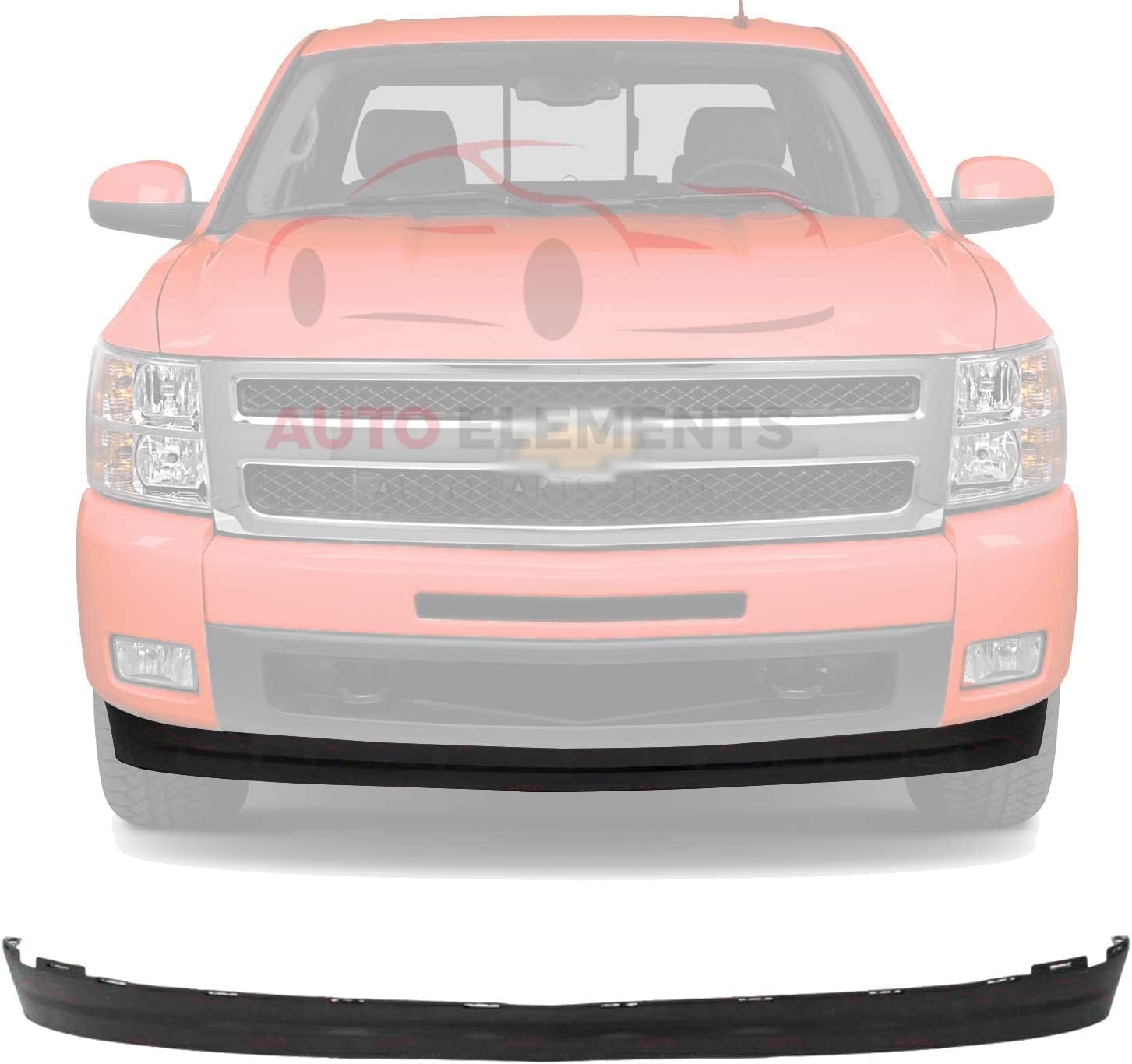 Amazon.com: Front Bumper Lower Valance Deflector Extension Textured ...