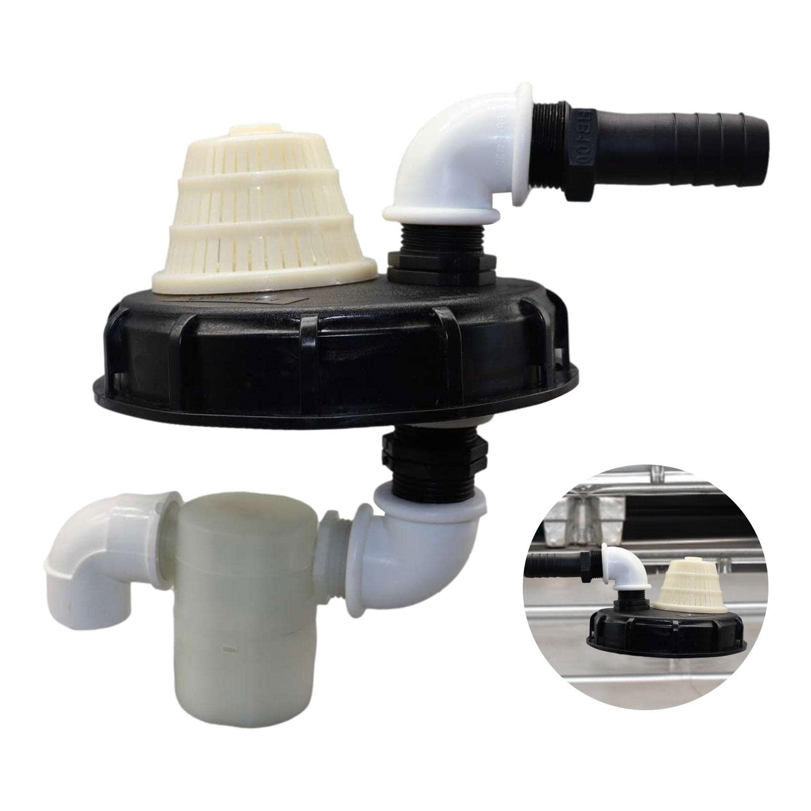 Buy Wessia IBC Tote Lid Cap, IBC Tank Lid for Rain Water Tank IBC, IBC ...