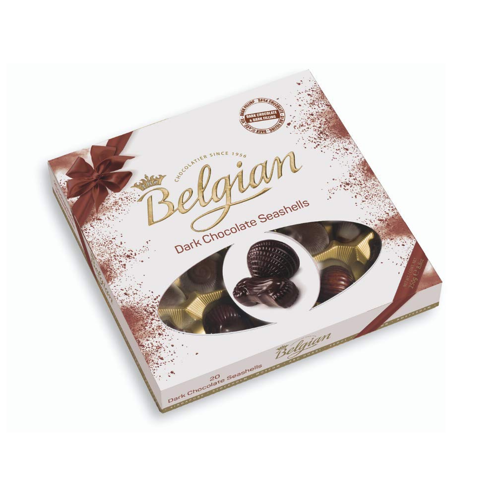 Amazon.com : Belgian Dark Chocolate Seashells - 250 g : Grocery ...
