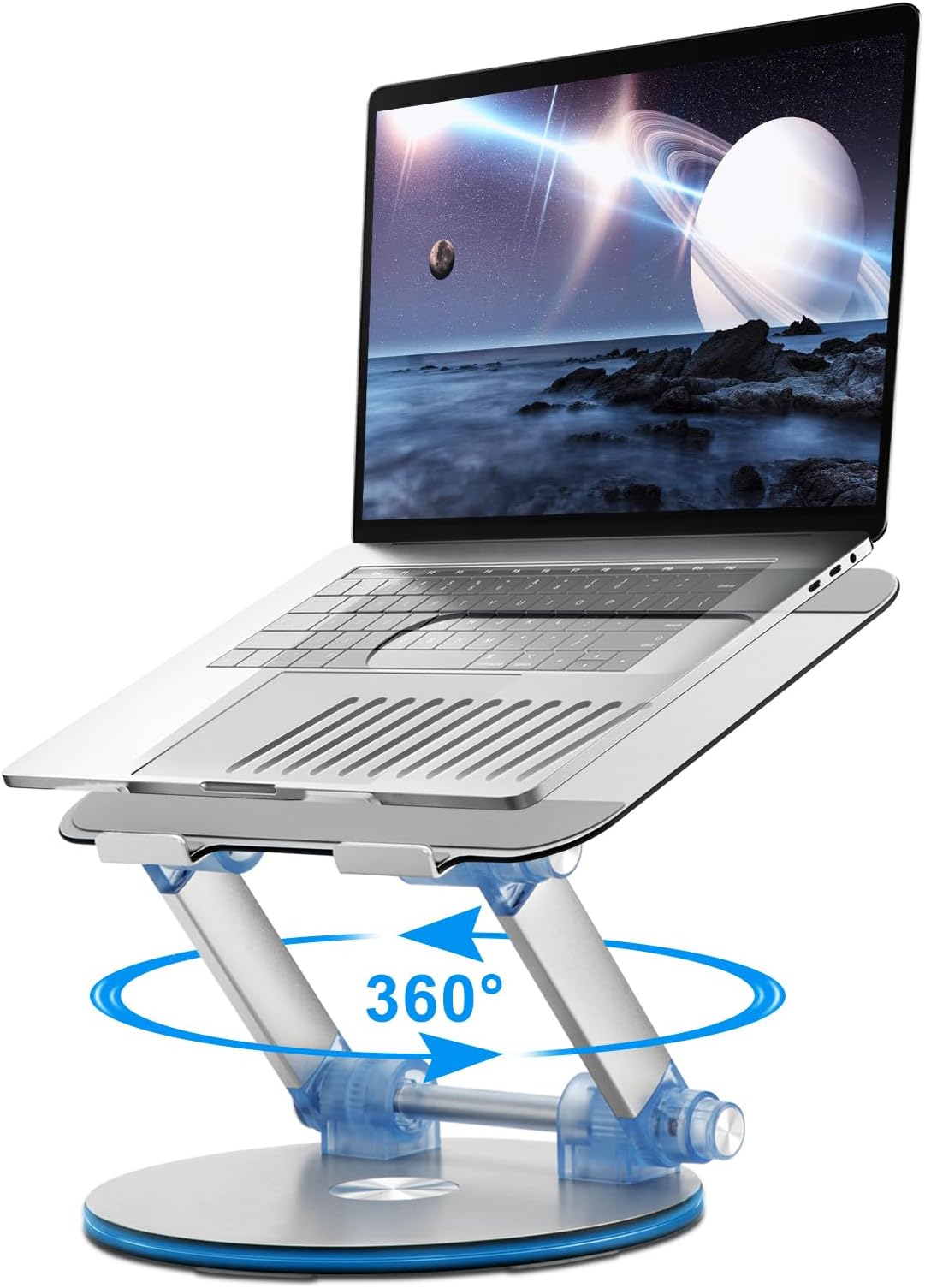 Amazon.com: Swivel Laptop Stand for Desk, Adjustable Laptop Stand for ...