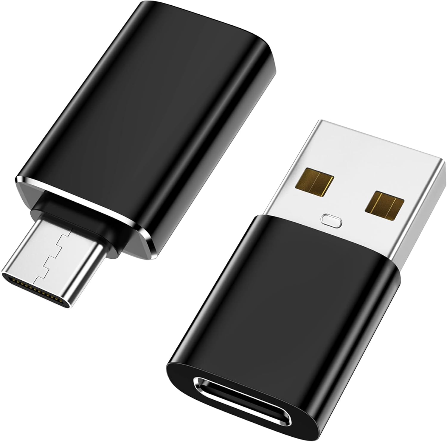 Amazon.com: Wilbur [2 Pack] Aluminum Shell [USB C Male to USB Female ...