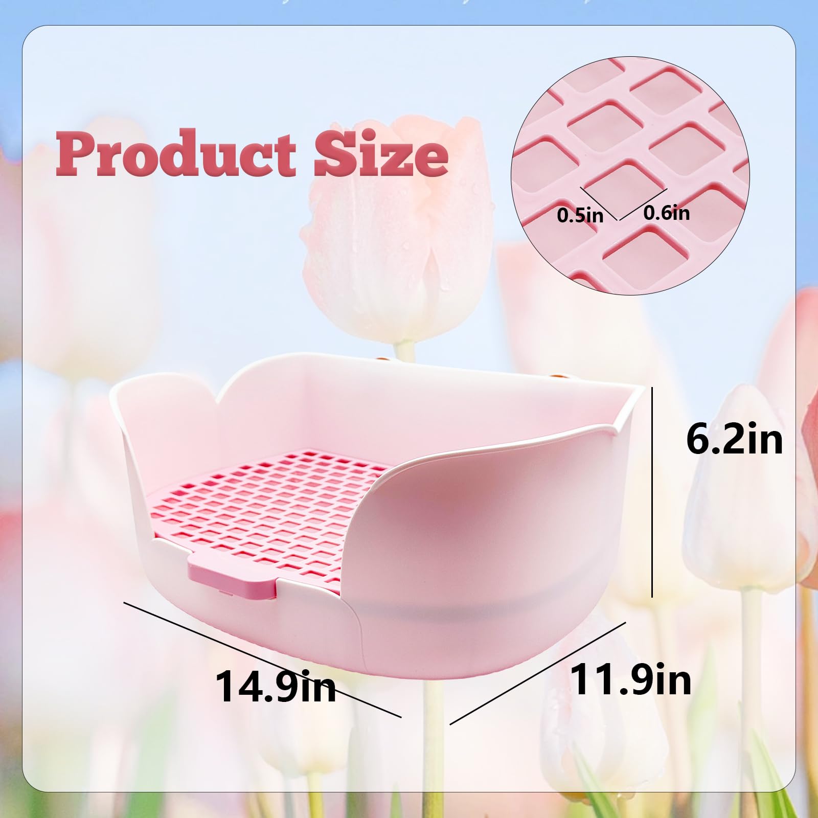 Snapklik.com : Hamiledyi Extra Large Rabbit Litter Box Toilet Bunny ...