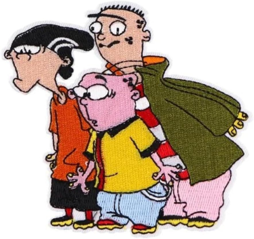 Amazon.com: Ed Cartoon EDD Characters Eddy 4.09 Inches Wide Embroidered ...