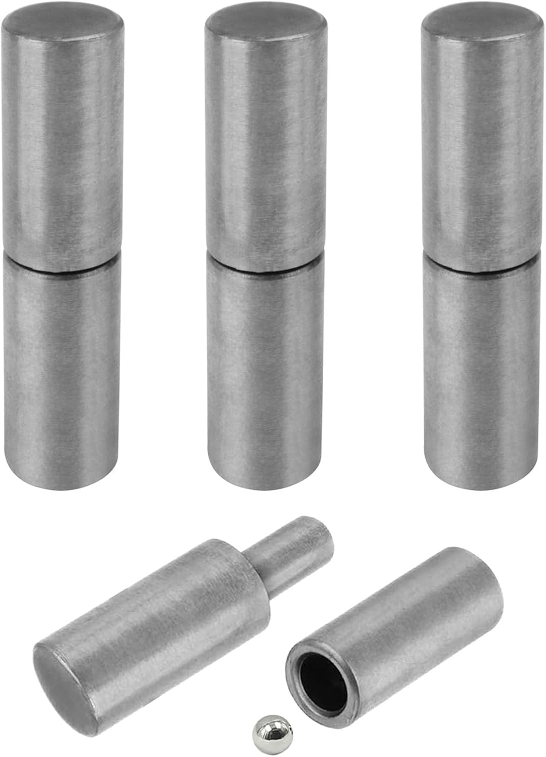 Amazon.com: 4 PCS Weldable Barrel Hinges 4⅛ x 1" Heavy Duty Steel Weld ...