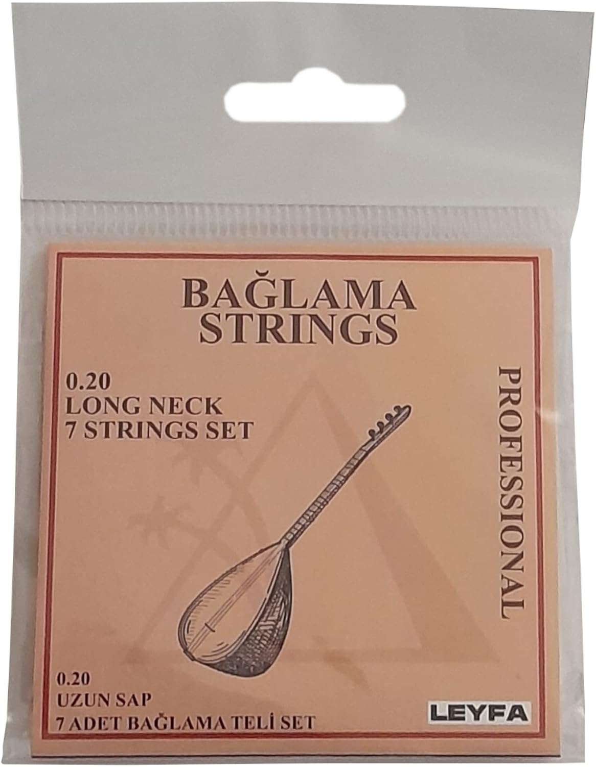 Amazon.com: LEYFA Saz Baglama Strings for Turkish Long Neck Baglama ...