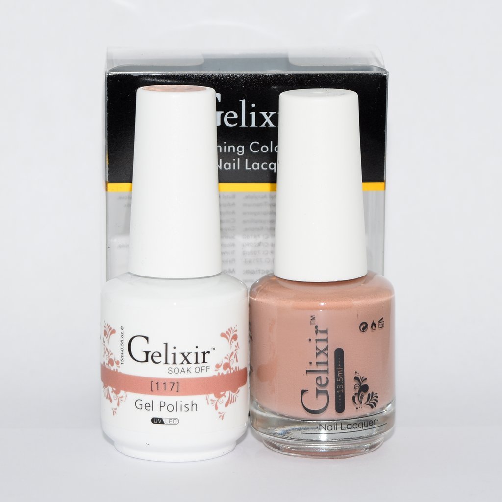Amazon.com : Gelixir Matching Color Gel & Nail Lacquer - 117 : Beauty ...