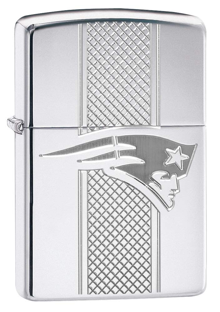 Snapklik.com : Zippo NFL New England Patriots Armor High Polish Chrome ...