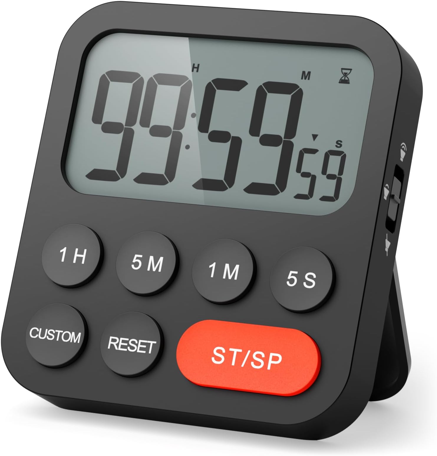 LIORQUE Digital Kitchen Timer Magnetic Countdown with Loud Alarm and ... LIORQUE Digital Kitchen Timer Magnetic Countdown with Loud Alarm and ...