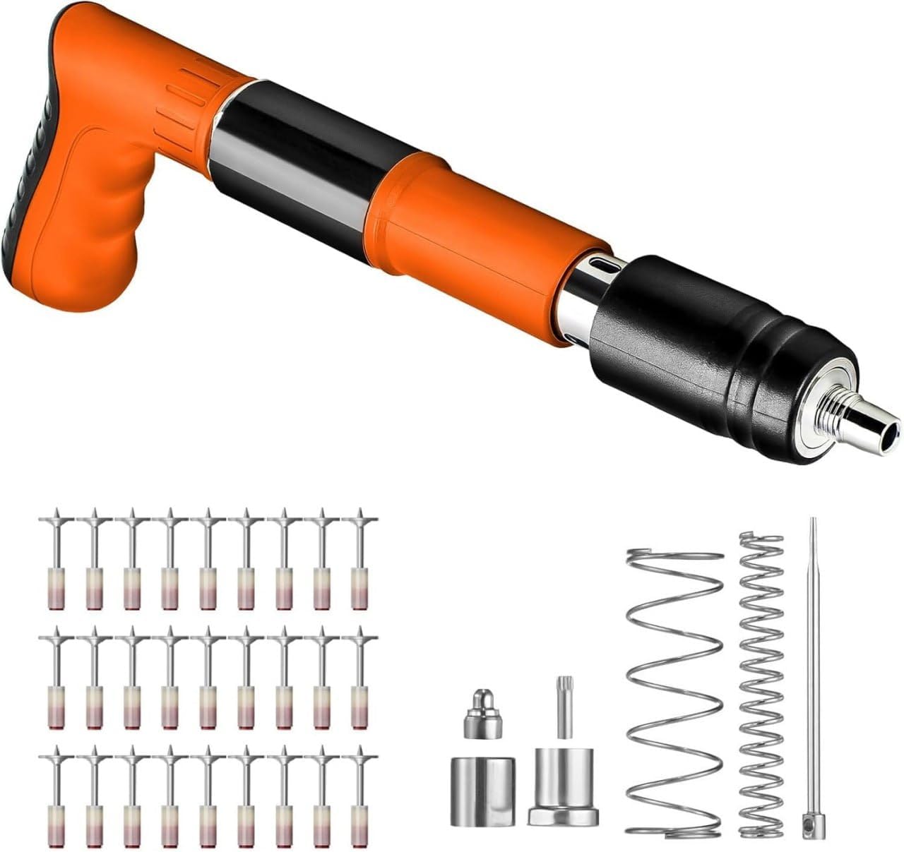 EMNDR Concrete Nail Gun, Silencer Shot Nail Grab, Steel Nails Gun ...