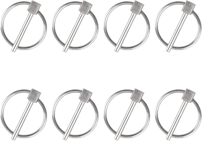 INCREWAY Lynch Pin,8PCS Dia 3mm Stainless Steel Round Safety Pins ...