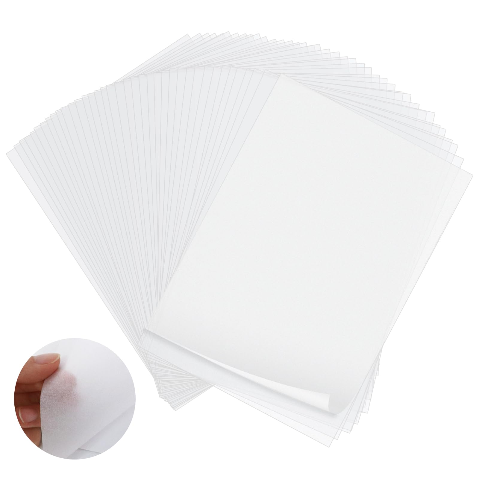 Redamancy Tracing Paper, 100 Sheets A4 Vellum Paper, 18g/m簡 Graphite ...