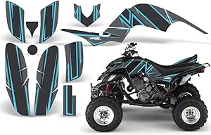Amazon.com - AMR Racing ATV Graphics Kit: Quad Stickers for Yamaha ...