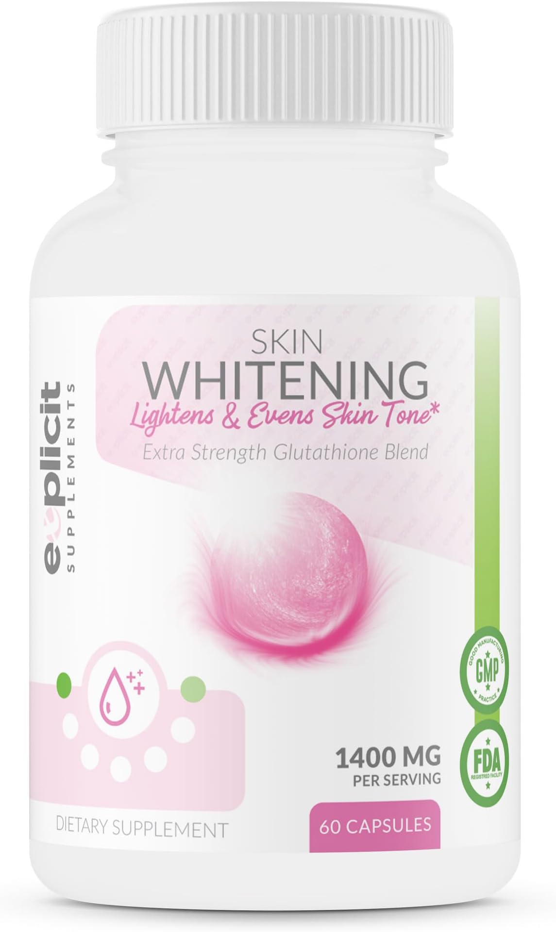 Amazon.com: Exquisite Skin Whitening - 10000mg Glutathione - Vitamin C ...