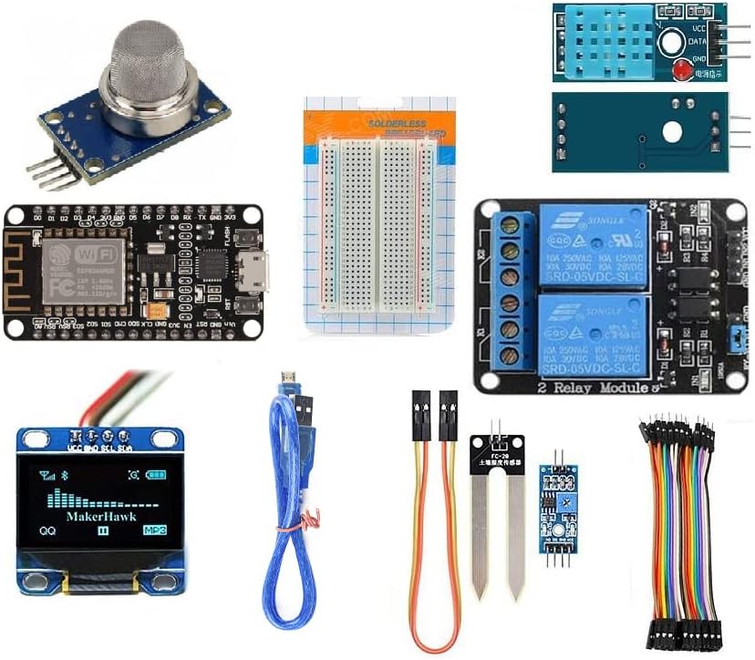 REES52 ESP8266 NodeMCU Cp2102 IoT WiFi Starter Kit Internet of Things Development Board with ...