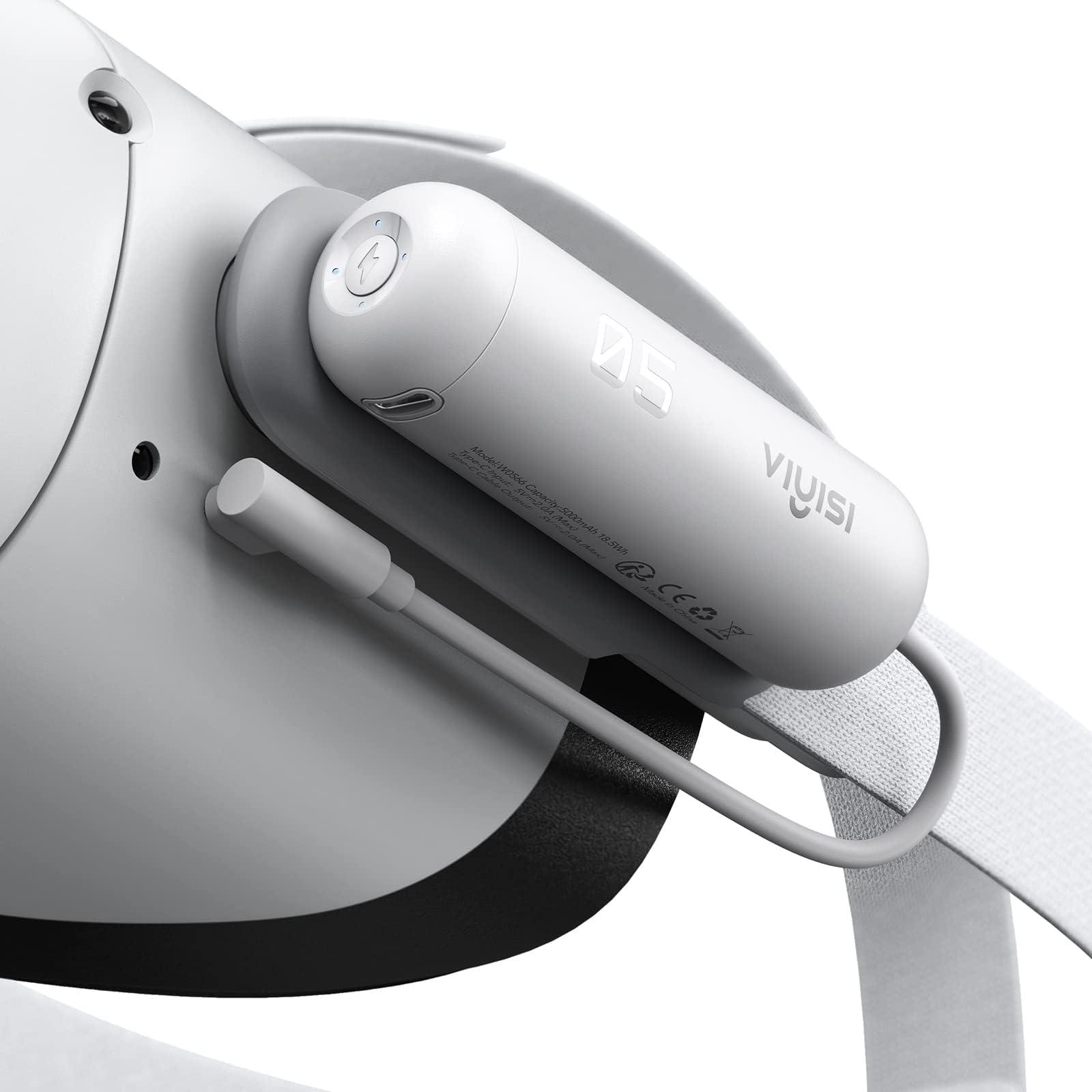 Amazon.com: VIYISI Battery Pack for Oculus Quest 2, 5000mAh Portable ...