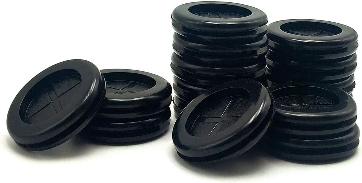 Amazon.com: EASYEAH 1-1/4 in Rubber Grommets for Wiring,1 in ID, Double ...