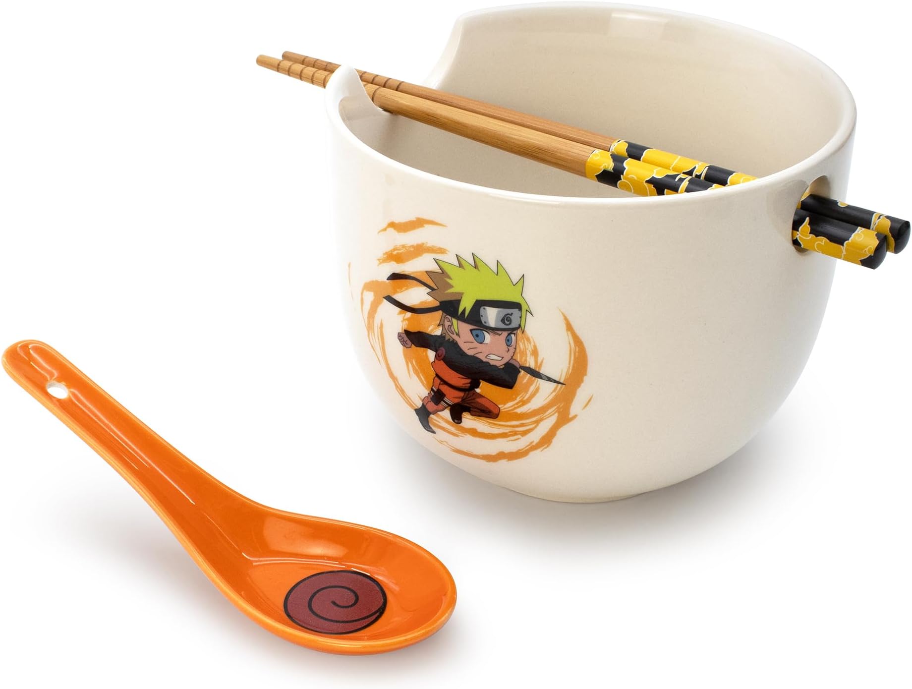 Amazon.com | Culturefly Naruto Shippuden Ramen Bowl With Spoon And ...