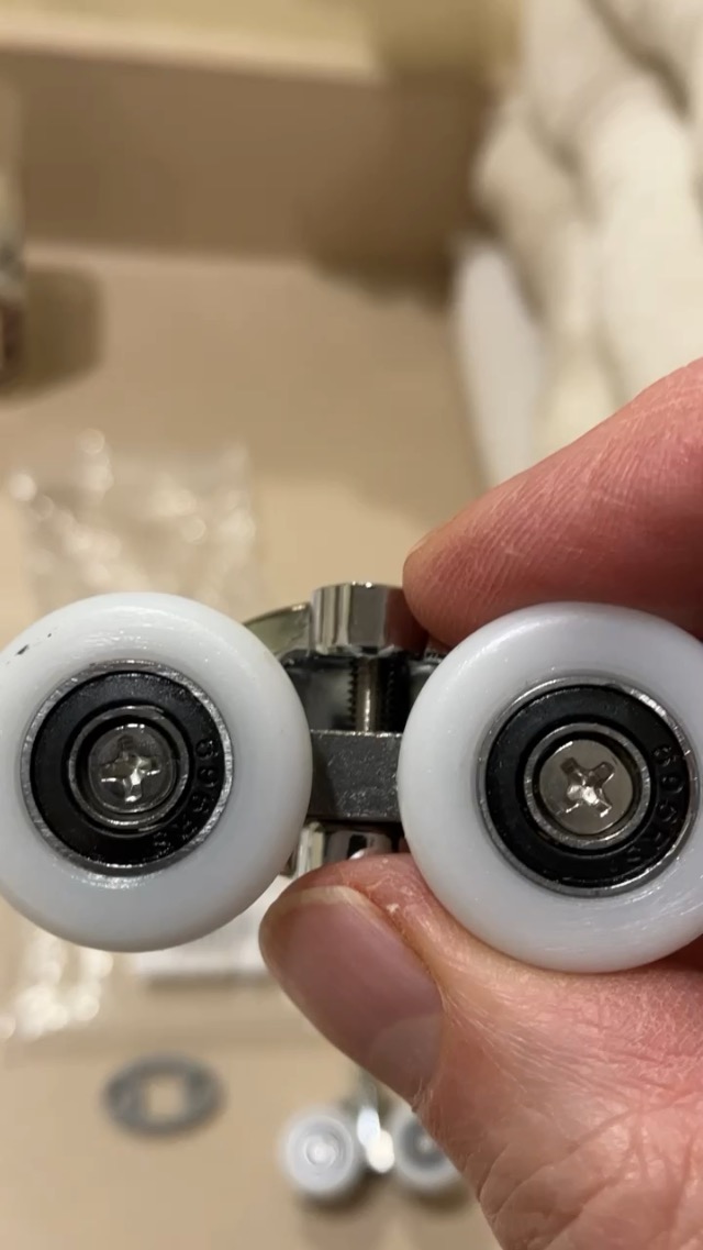 Snapklik.com : 4PCS Shower Door Rollers Runners Wheels Replacement Part ...