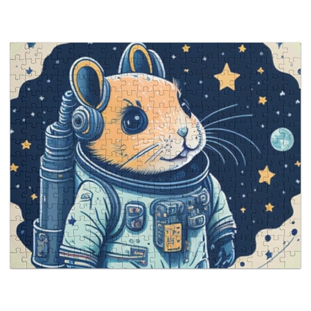 Cute Hamster Astronauts