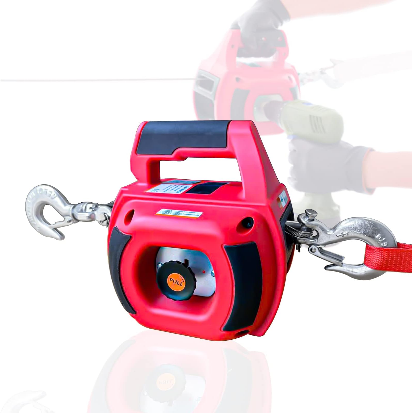 Amazon.com: Portable Electric Winch, Drill Winch Remote Towing Hitch ...