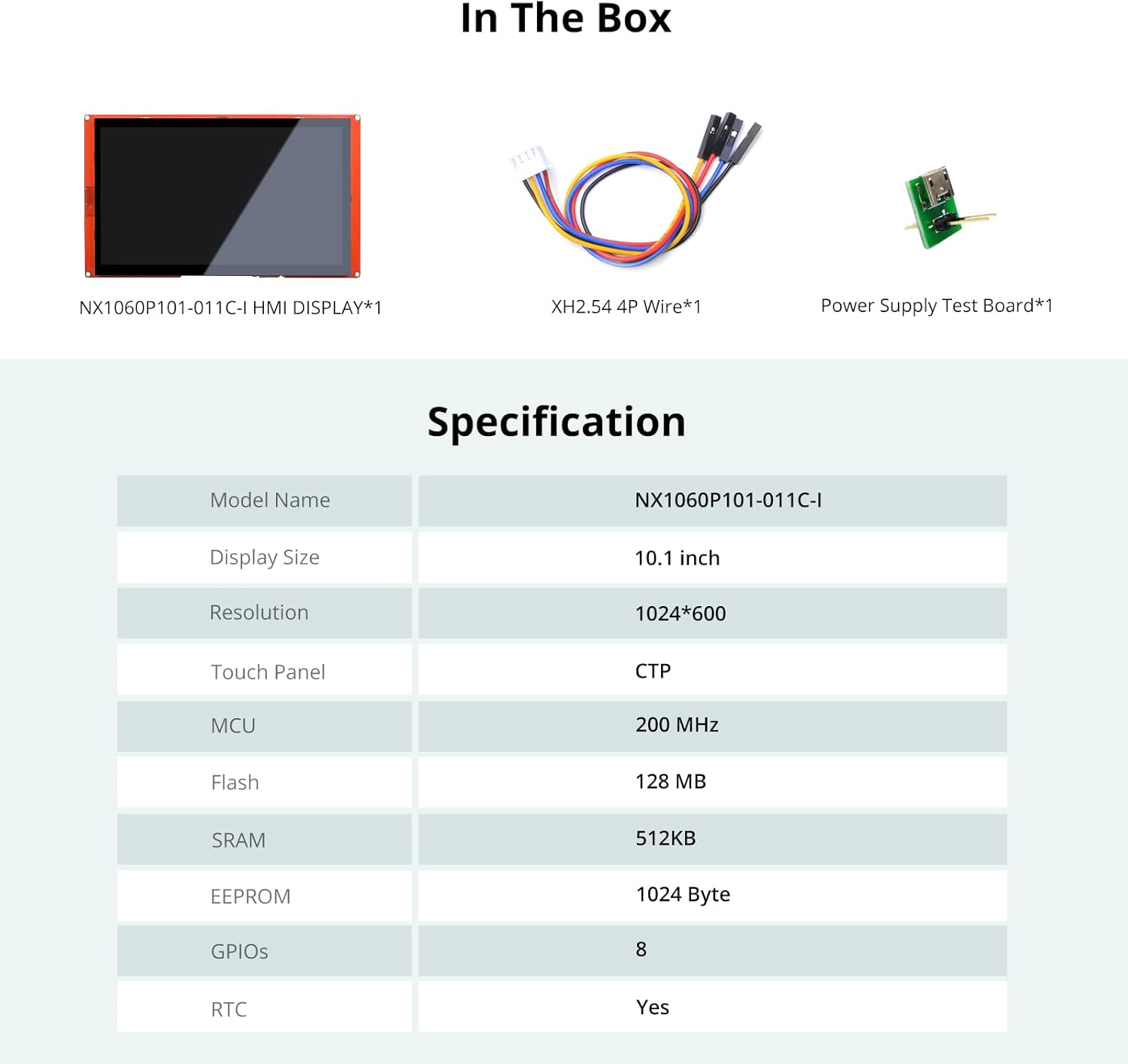 Nextion 10.1" Intelligent Series HMI Display User Manual