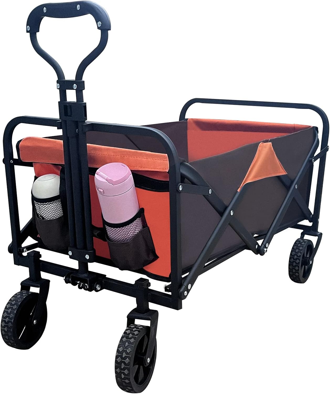 Amazon.com : Collapsible Foldable Wagon Garden Carts, for Outdoor ...