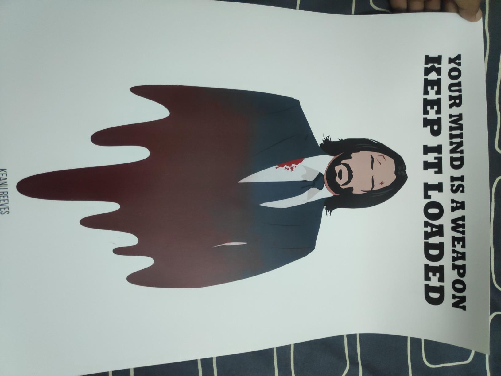 Good Hope John Wick Fan Art Poster For Room Office Home wall Decoration ...