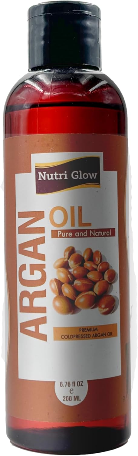 100% Pure Argan Oil (200ml), Cold Pressed from NUTRI GLOW : Amazon.com ...