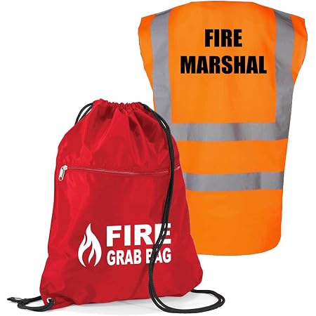 Workplace Emergency Fire Evacuation Kit - Printed Red Documents ...