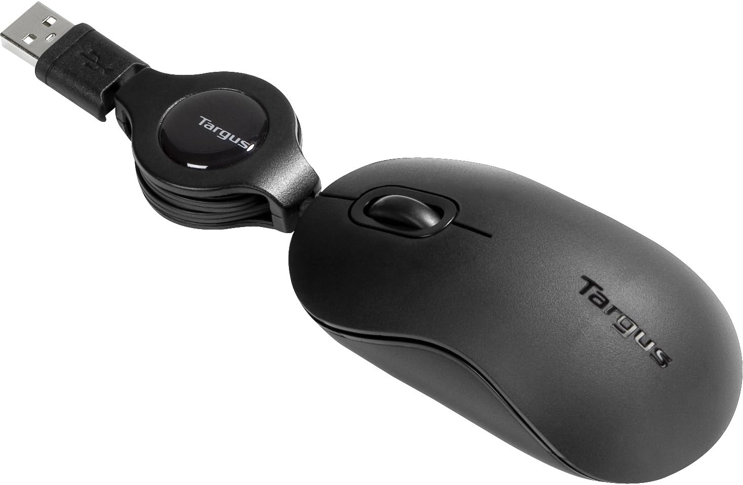 Amazon.com: Targus USB Retractable Optical Laptop Mouse, Black (AMU89US ...
