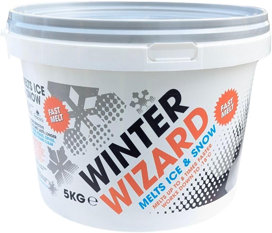 Winter Wizard White De-Icing Salt Fast Melt for Clearing Paths and ...